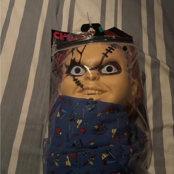 Other | Chucky Doll Mask With Blue Bandana | Poshmark